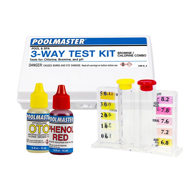 Poolmaster 3 Way Swimming Pool or Spa Water Test Kit with Case | Vegas ...