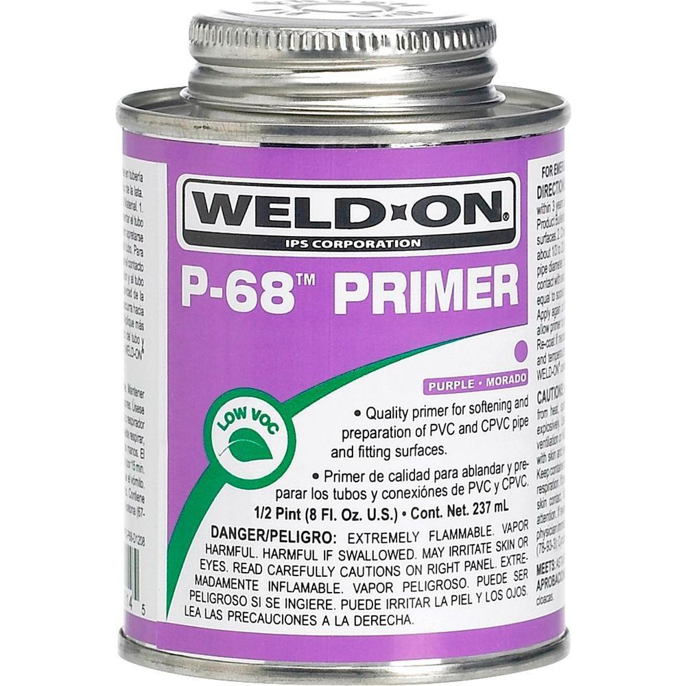 Weld-On P-68 Primer 1/2pt | Vegas Best Pool Supply
